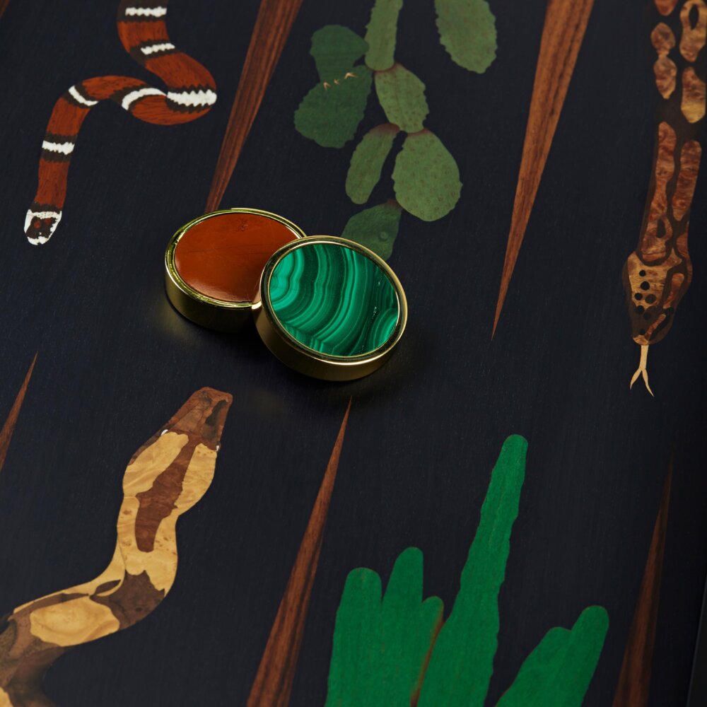 Snake Backgammon Set | Alexandra Llewellyn