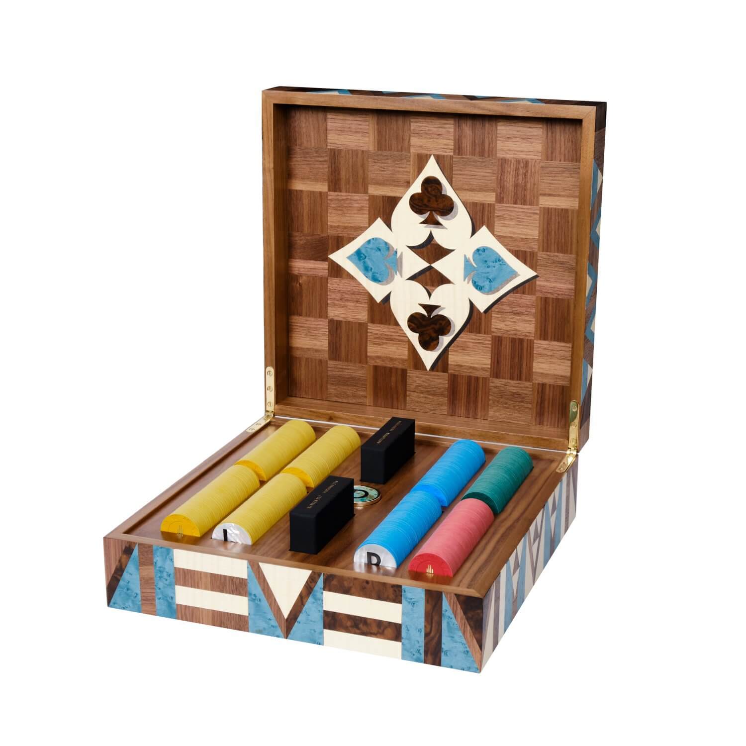 Custom Poker Sets | Luxury Board Games | Alexandra Llewellyn