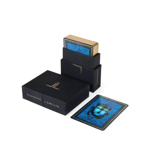 Beetle and Signature Blue Playing Cards | Alexandra Llewellyn