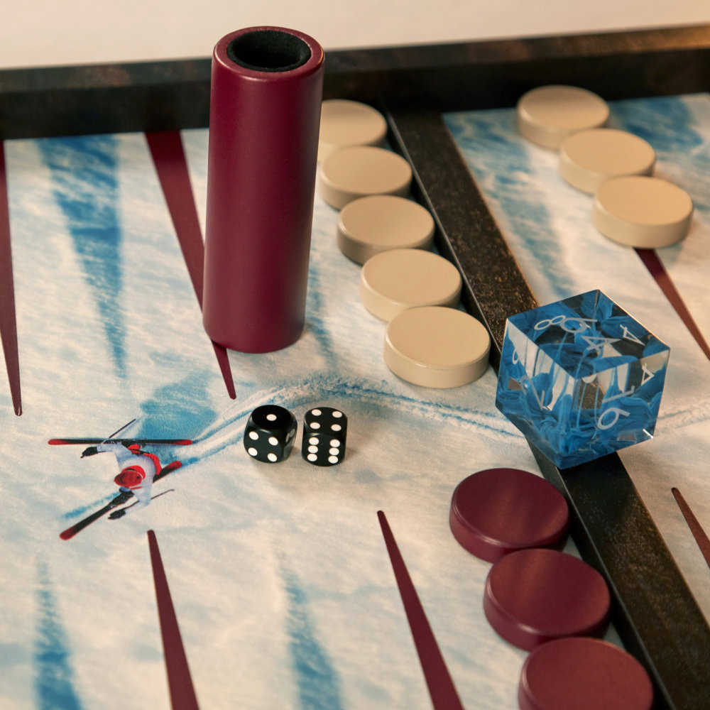 The Summer Chase | Table Top Backgammon | Alexandra Llewellyn