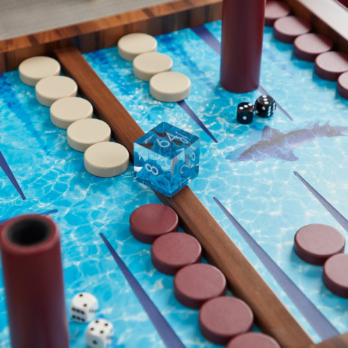 The Summer Chase | Table Top Backgammon | Alexandra Llewellyn