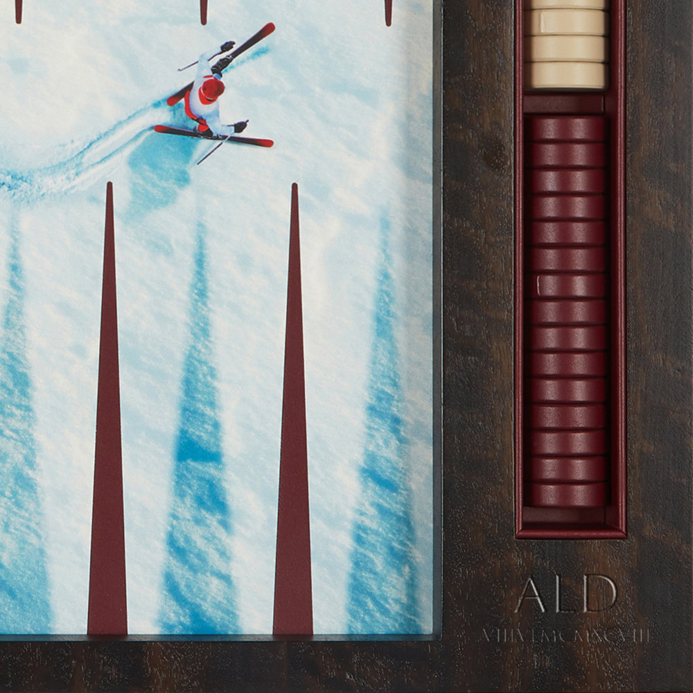 The Winter Chase | Table Top Backgammon | Alexandra Llewellyn