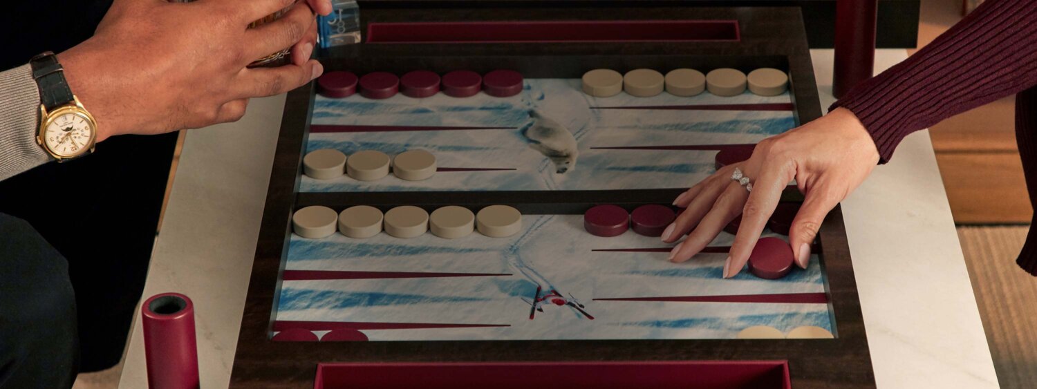 Table Top Backgammon | Alexandra Llewellyn Design Limited